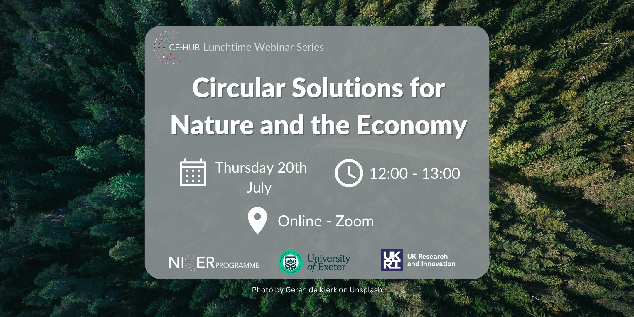 Circular Solutions for Nature and the Economy - CE-Hub Lunchtime ...